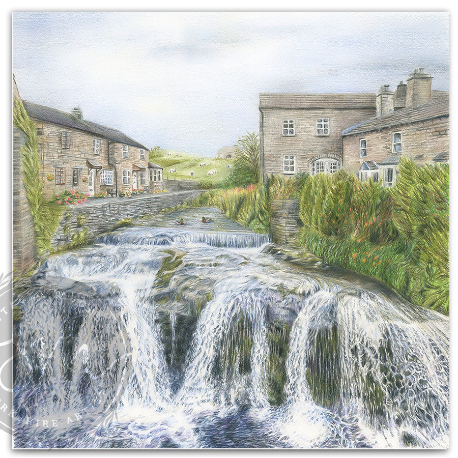 Hawes Waterfall | Yorkshire Artwork – Stacey Moore